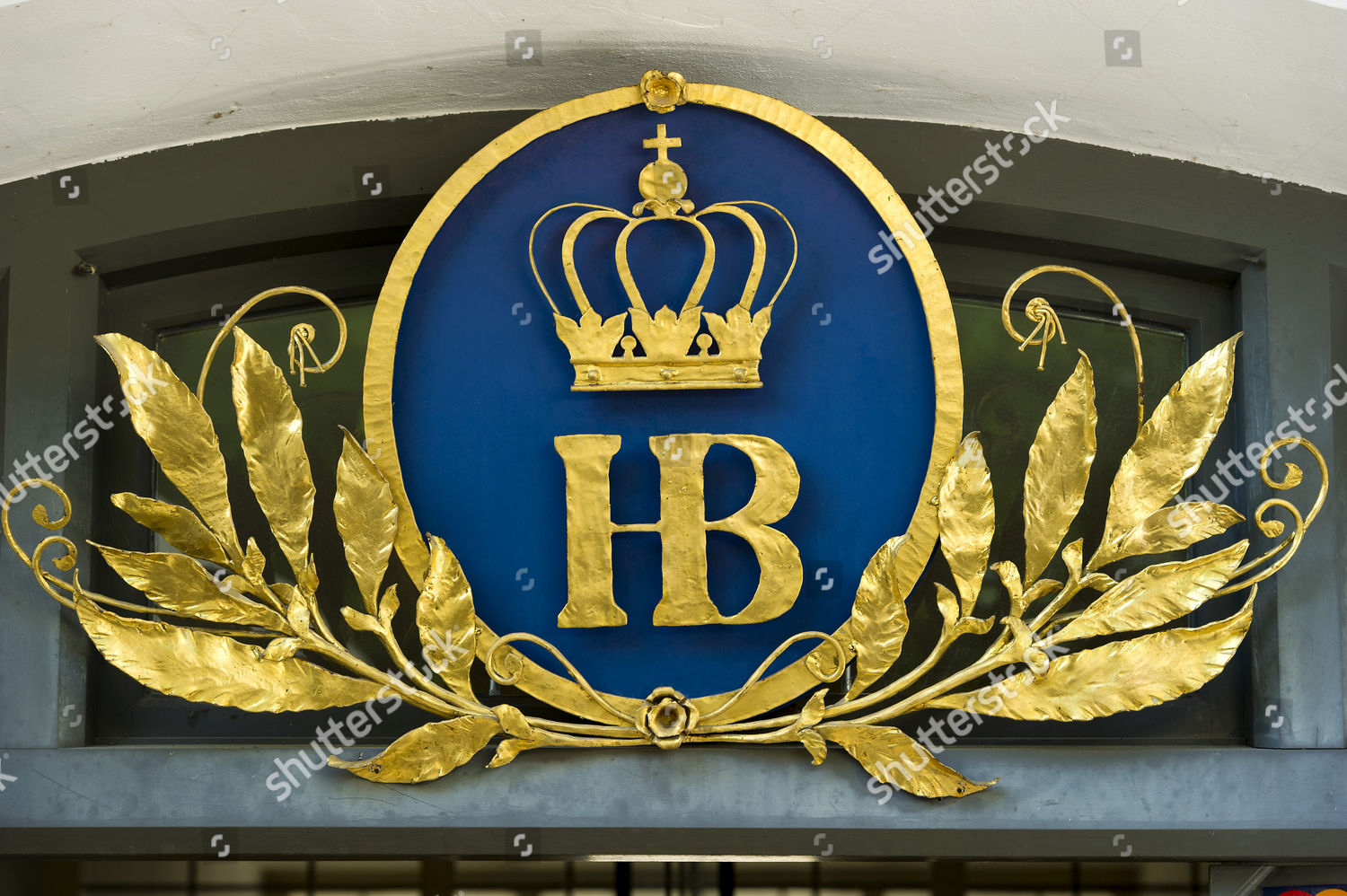 Cast Iron Logo Hofbraeuhaus Munich Beer Editorial Stock Photo - Stock ...