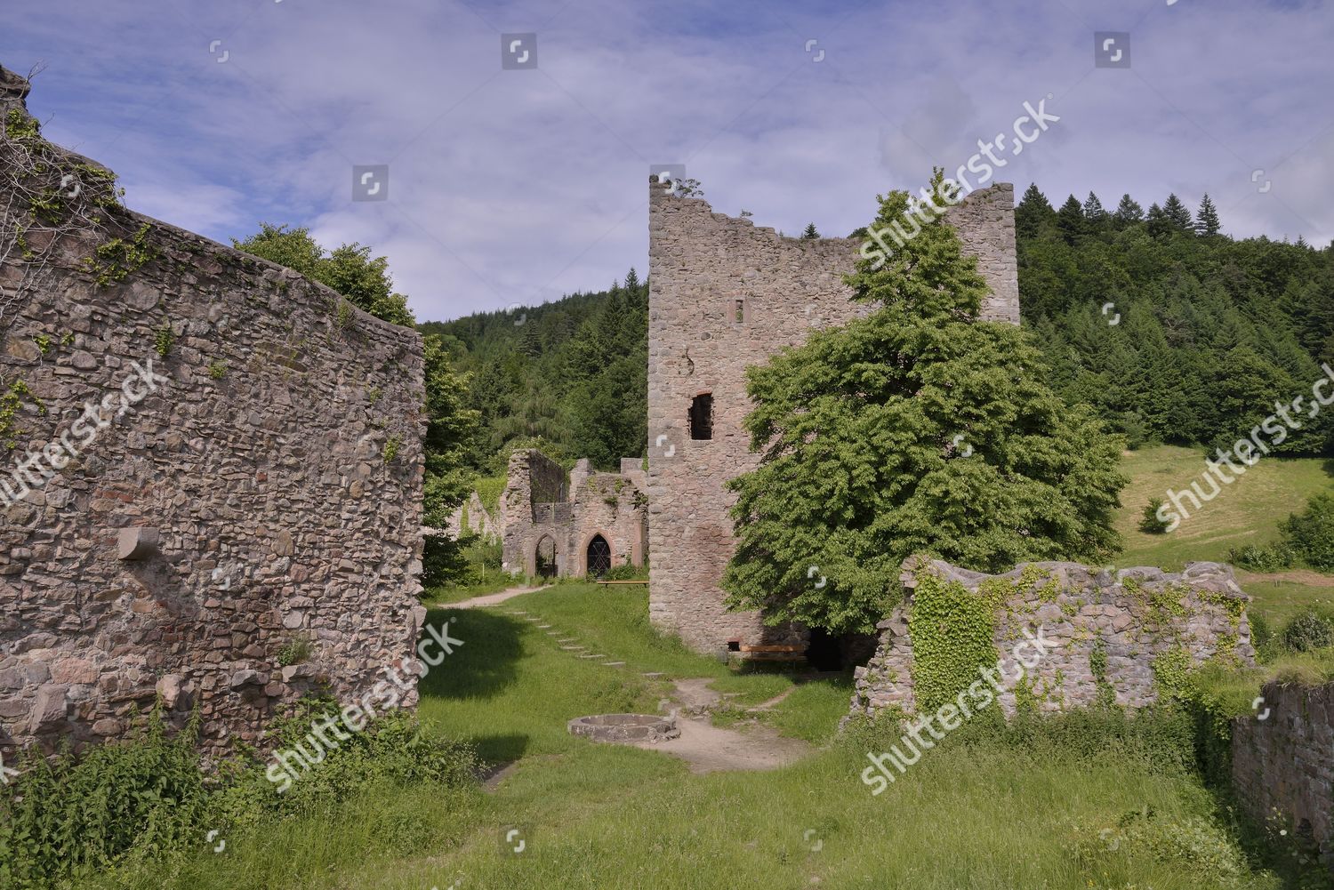 Schauenburg Castle Ruins Built 11th Century Editorial Stock Photo ...