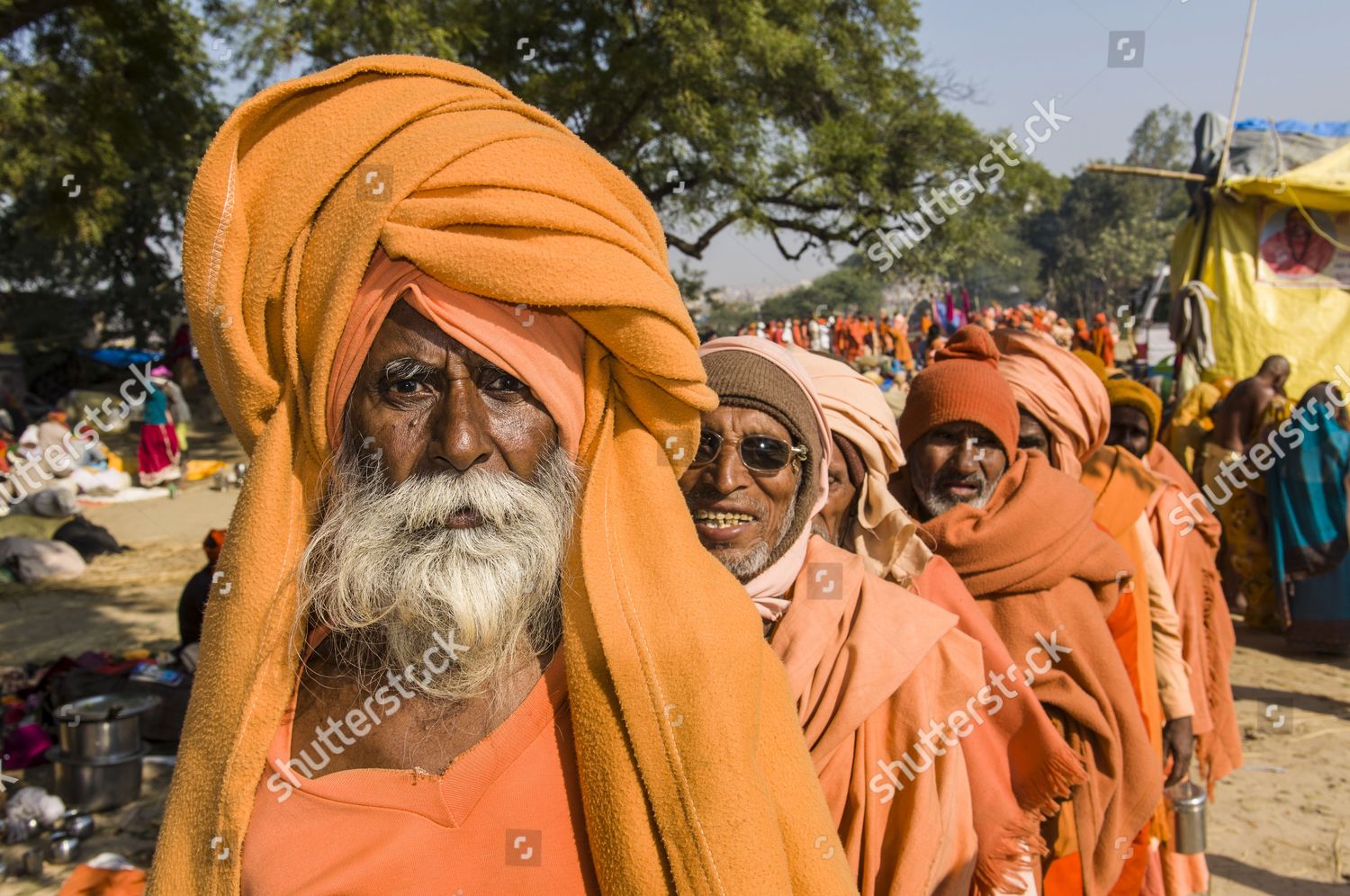 Rama Sadhu Holy Man Sangam Confluence Editorial Stock Photo - Stock ...