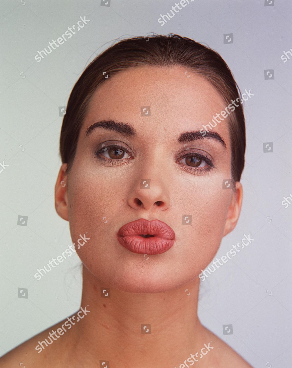 Portrait Woman Wearing Make Model Released Editorial Stock Photo ...