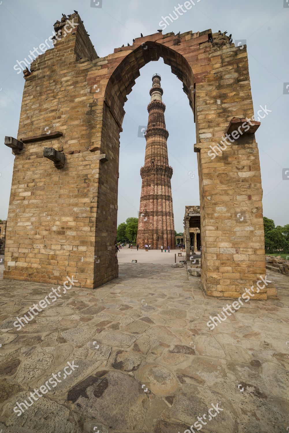 Qutub Tower Qutub Minar Ancient Islamic Editorial Stock Photo - Stock ...