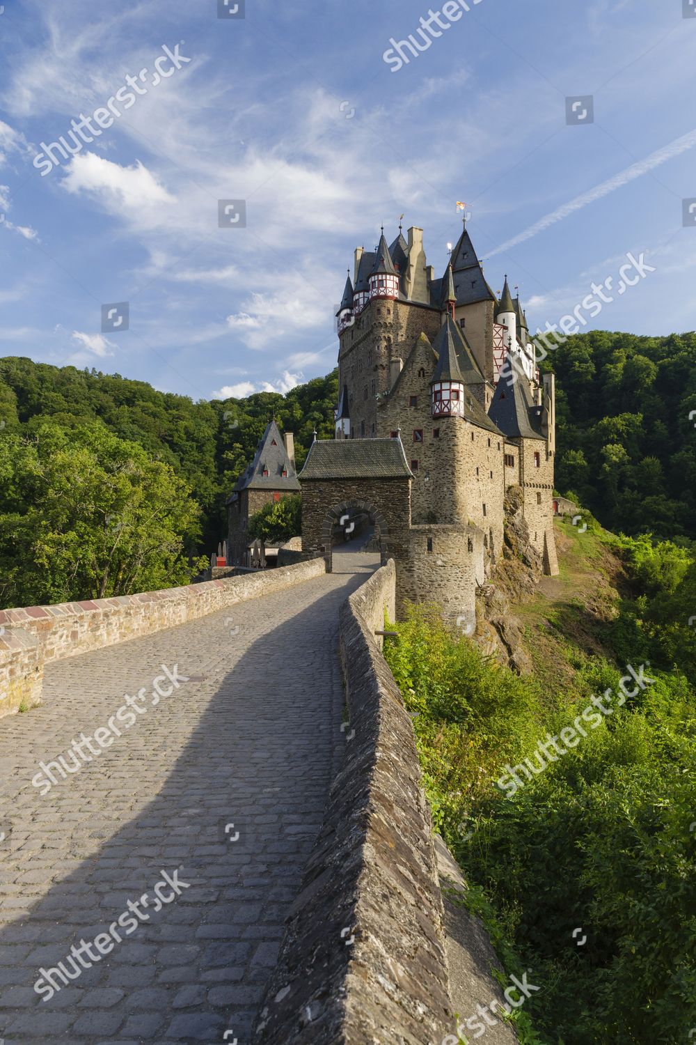 Burg Eltz Castle Castle Built On Editorial Stock Photo - Stock Image ...