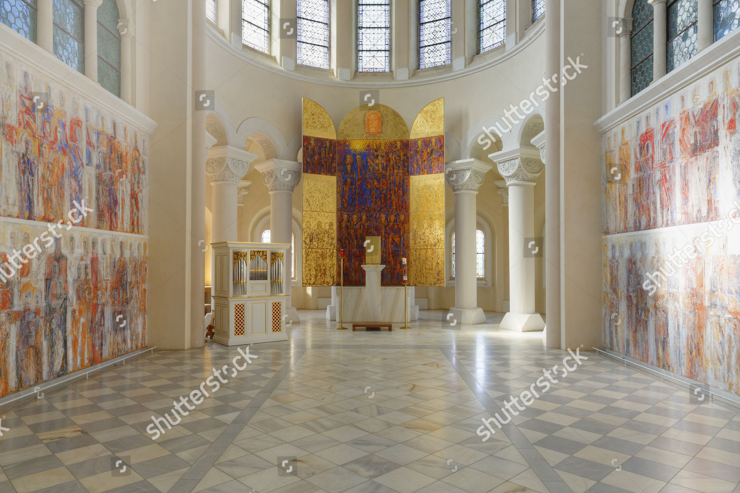 Secco Fresco Painting Altar By Valentin Editorial Stock Photo - Stock ...