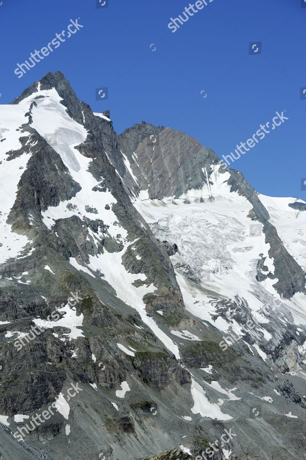 Mt Kleinglockner Mt Grossglockner Editorial Stock Photo - Stock Image ...