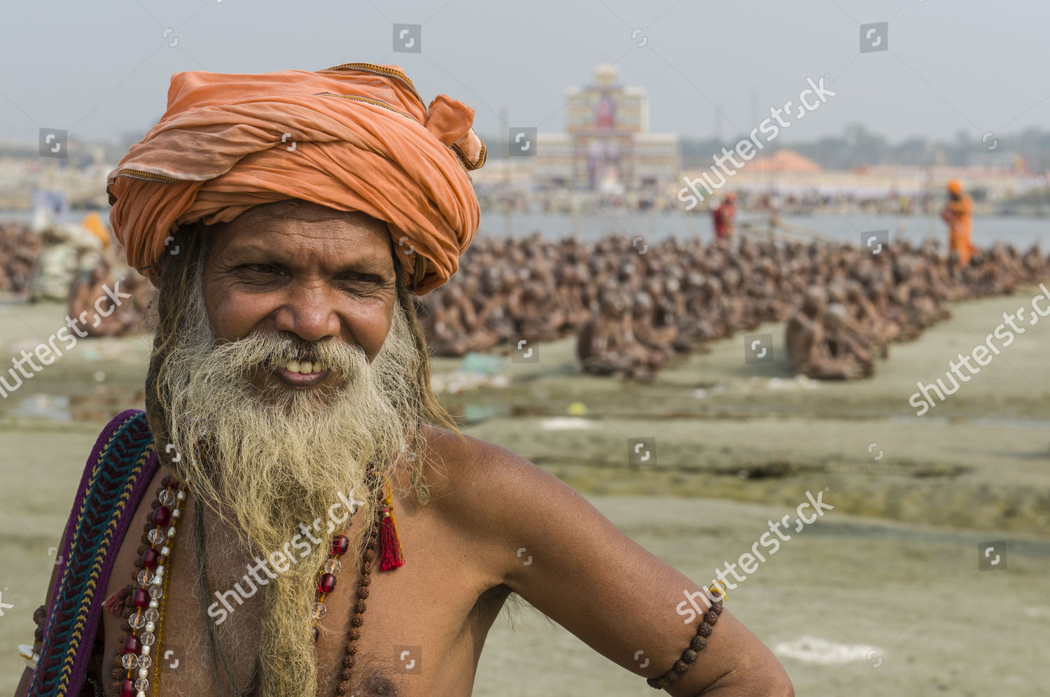 Guru Guiding Initiation New Sadhus Sangam Editorial Stock Photo - Stock ...