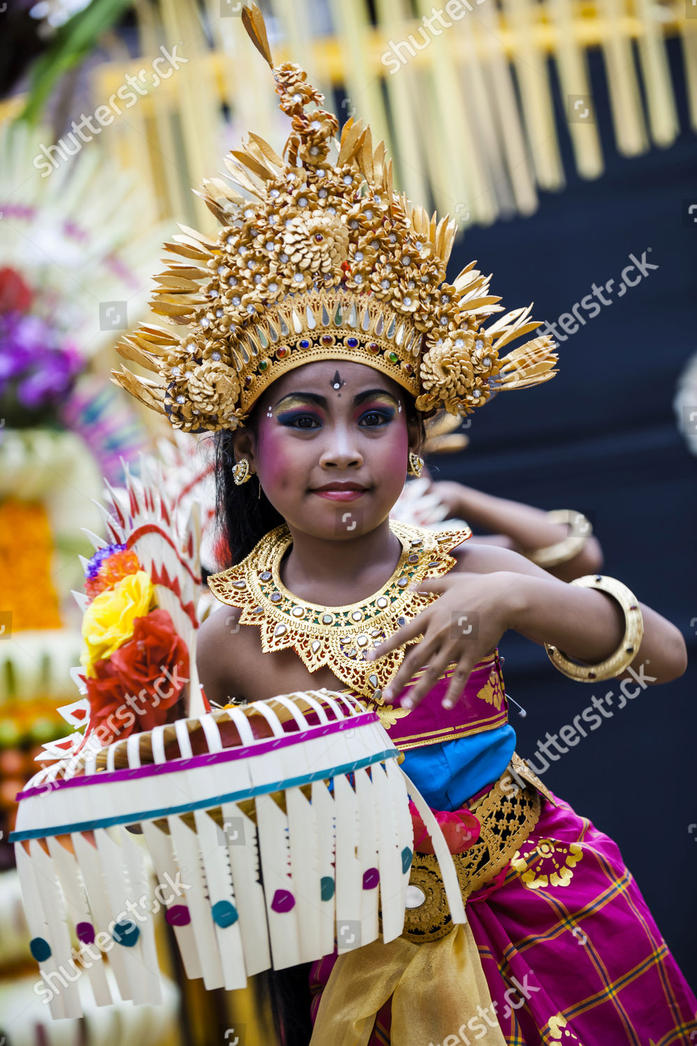 Girl During Barong Dance Editorial Stock Photo - Stock Image | Shutterstock