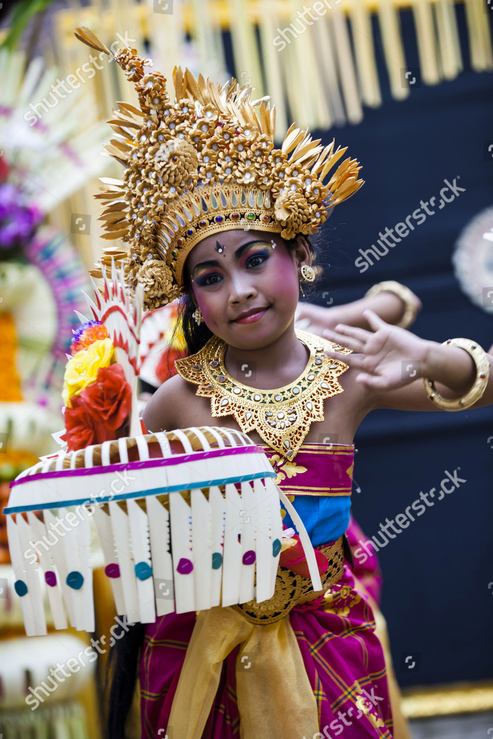 Girl During Barong Dance Editorial Stock Photo - Stock Image | Shutterstock