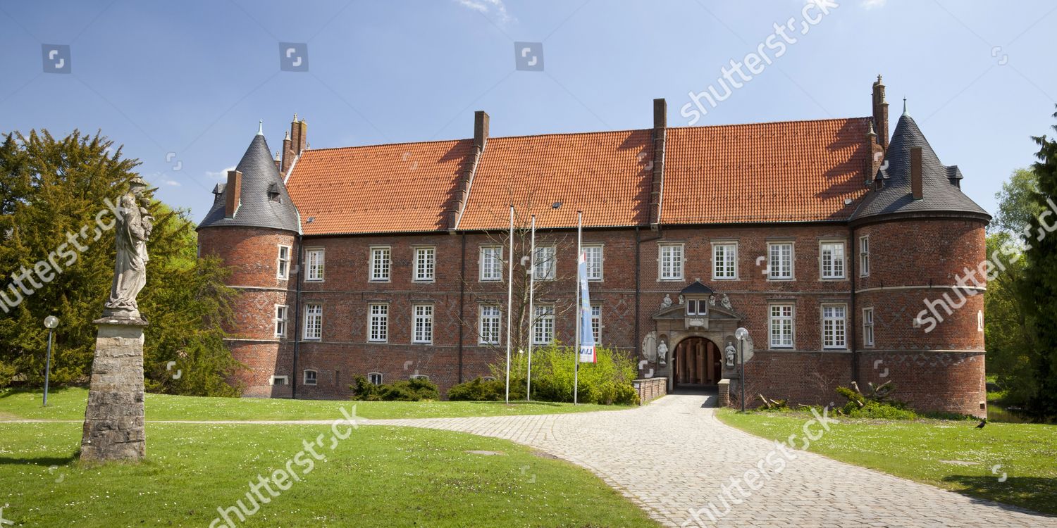 Wasserschloss Herten Moated Castle Editorial Stock Photo - Stock Image ...