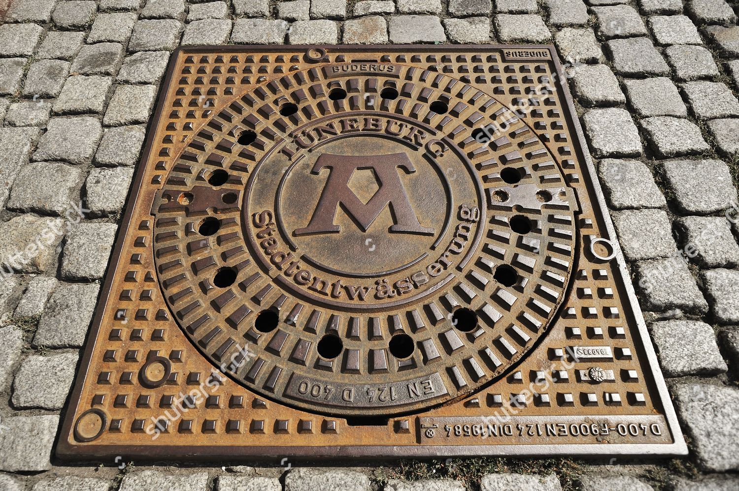 Manhole Cover Symbol Formula Quotmons Pons Editorial Stock Photo ...