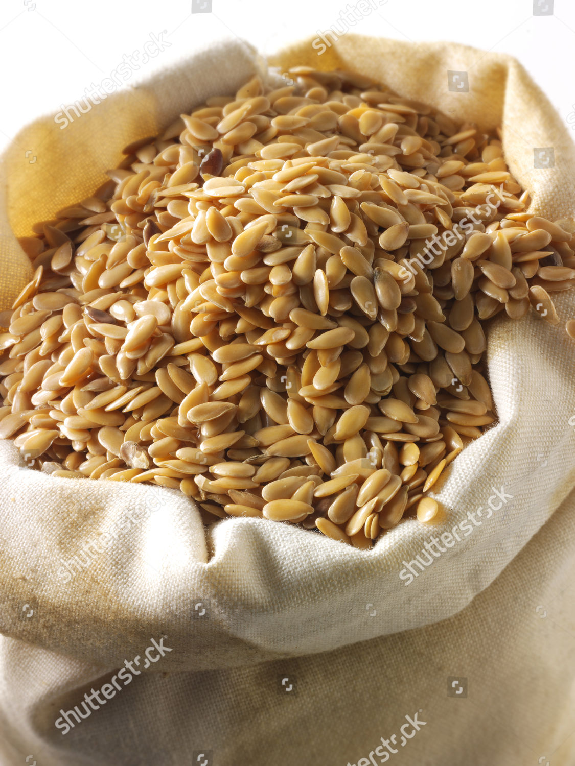 Organic Golden Linseed Editorial Stock Photo - Stock Image | Shutterstock