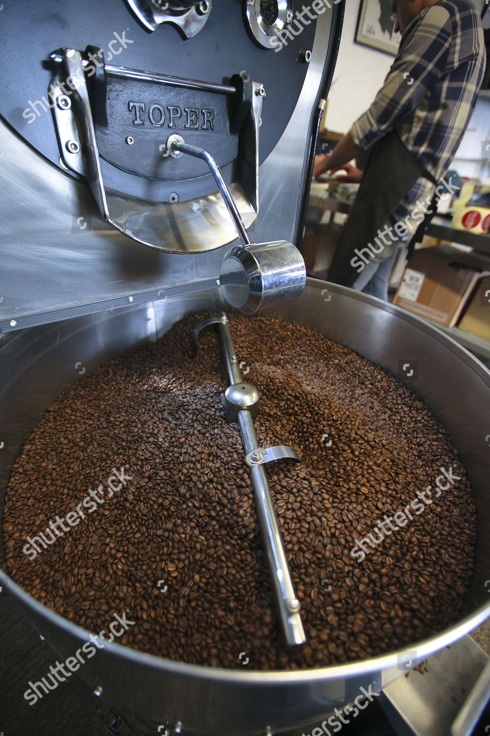 Coffee Being Roasted Nude Roastery London Editorial Stock Photo - Stock Image | Shutterstock