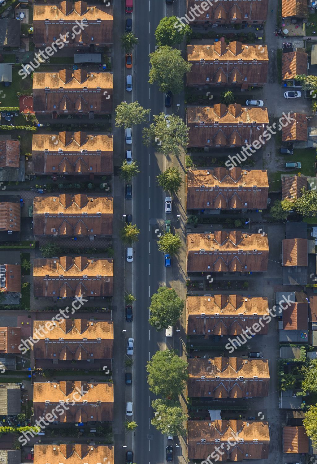 Aerial View Miners Settlement Terraced Houses Editorial Stock Photo ...