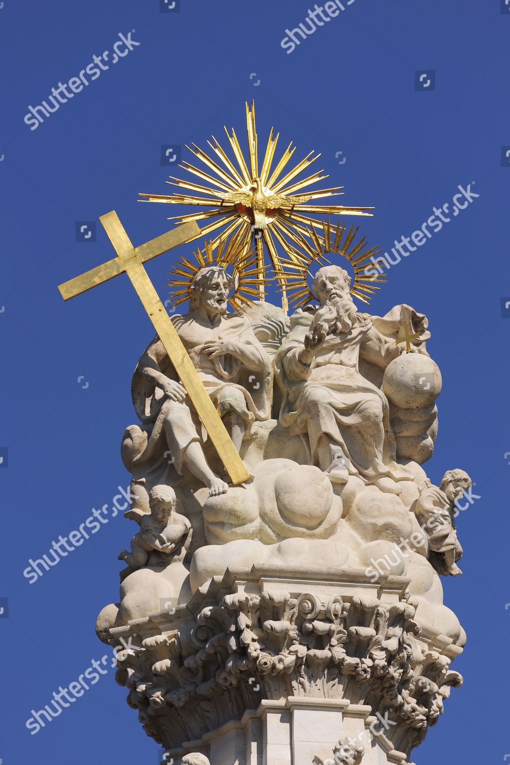 Holy Trinity Holy Trinity Column Castle Editorial Stock Photo - Stock ...