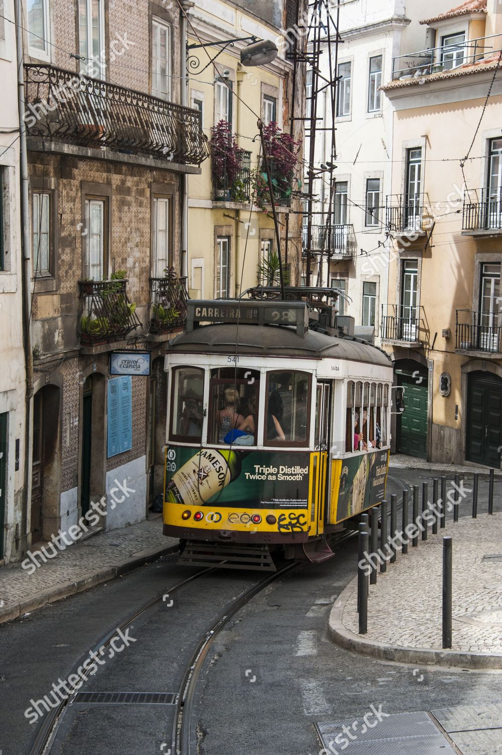 Famous Tram 28 Travelling Old Quarter Editorial Stock Photo - Stock ...