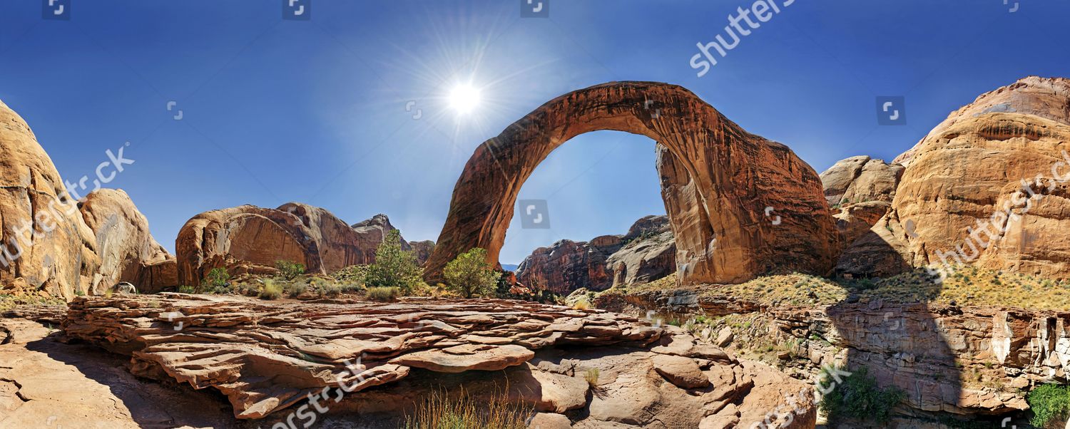 Rainbow Bridge Natural Arch Rainbow Bridge Editorial Stock Photo ...