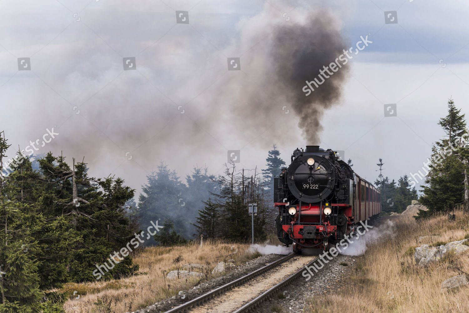 Steam Engine Brocken Railway Ascending Brocken Editorial Stock Photo ...