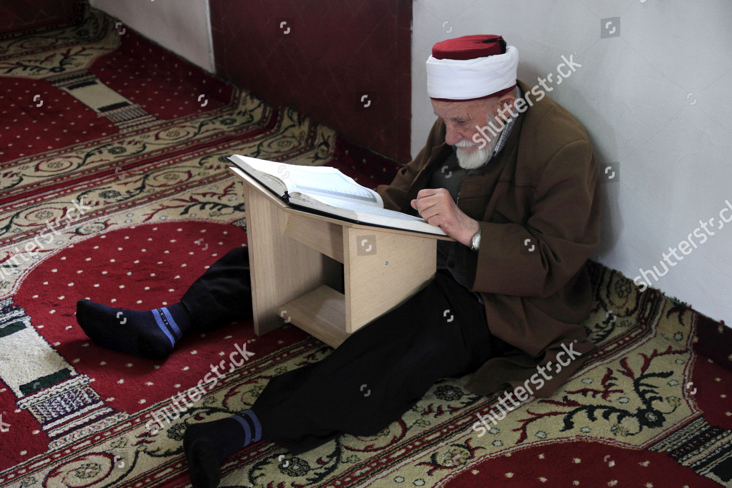 Muslim Man Studying Quran Ethem Bey Editorial Stock Photo - Stock Image ...
