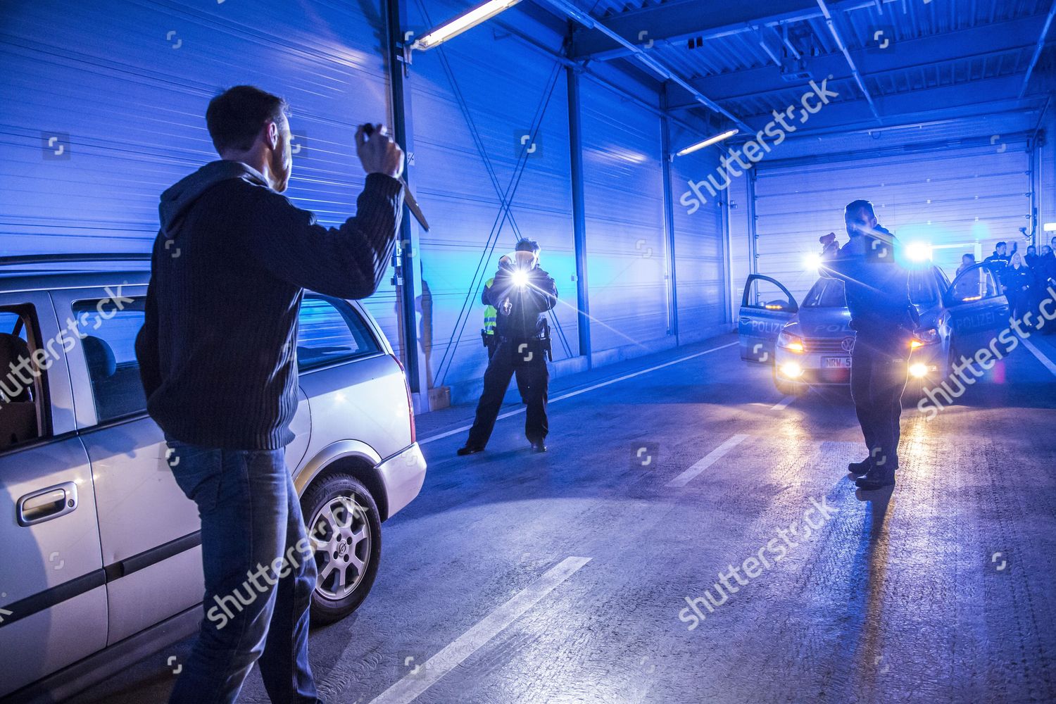 Operational Tactics Training Police Handling Violent Editorial Stock ...