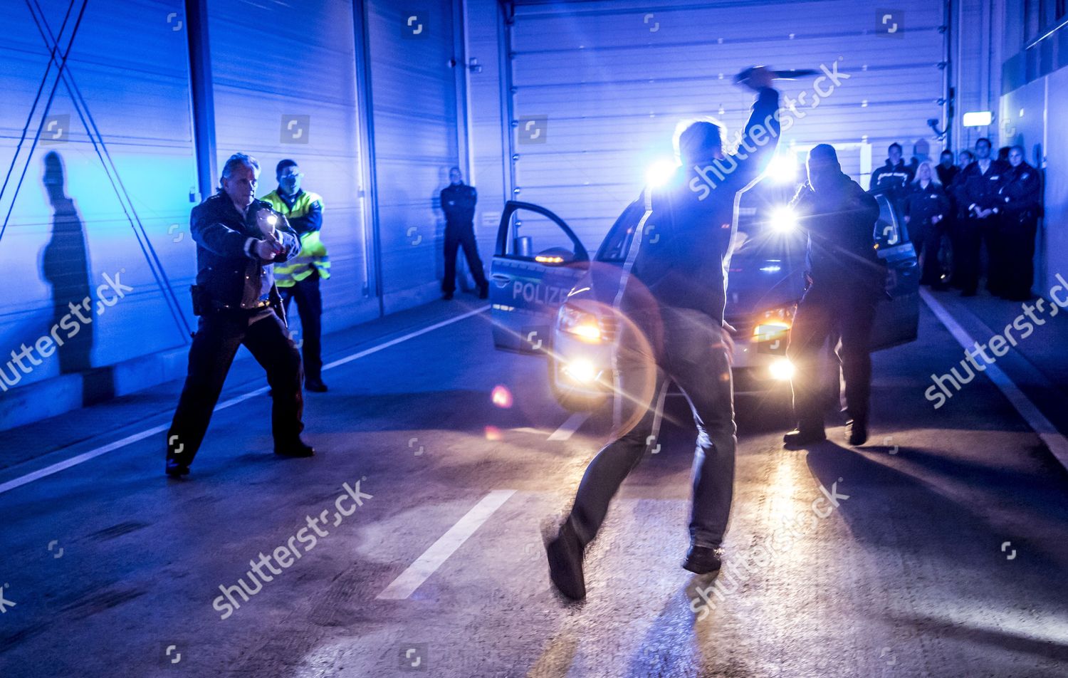 Operational Tactics Training Police Handling Violent Editorial Stock ...