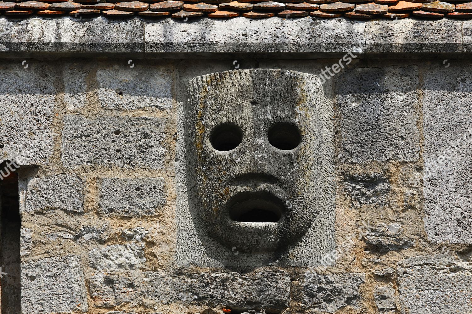 Pitch Mask On Castle Gate 14th Editorial Stock Photo - Stock Image ...