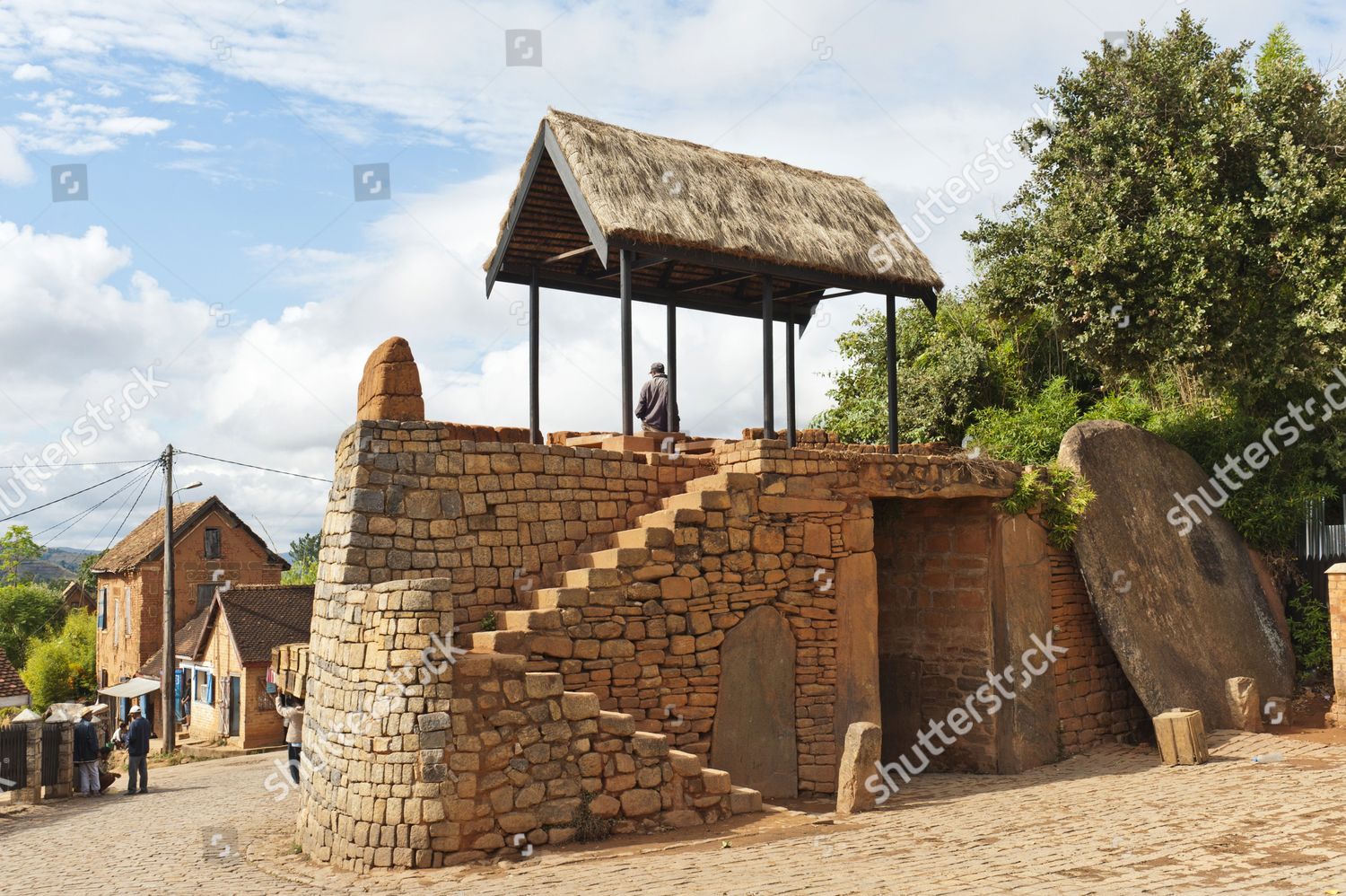 Gate Round Stone Door Former Royal Editorial Stock Photo - Stock Image ...