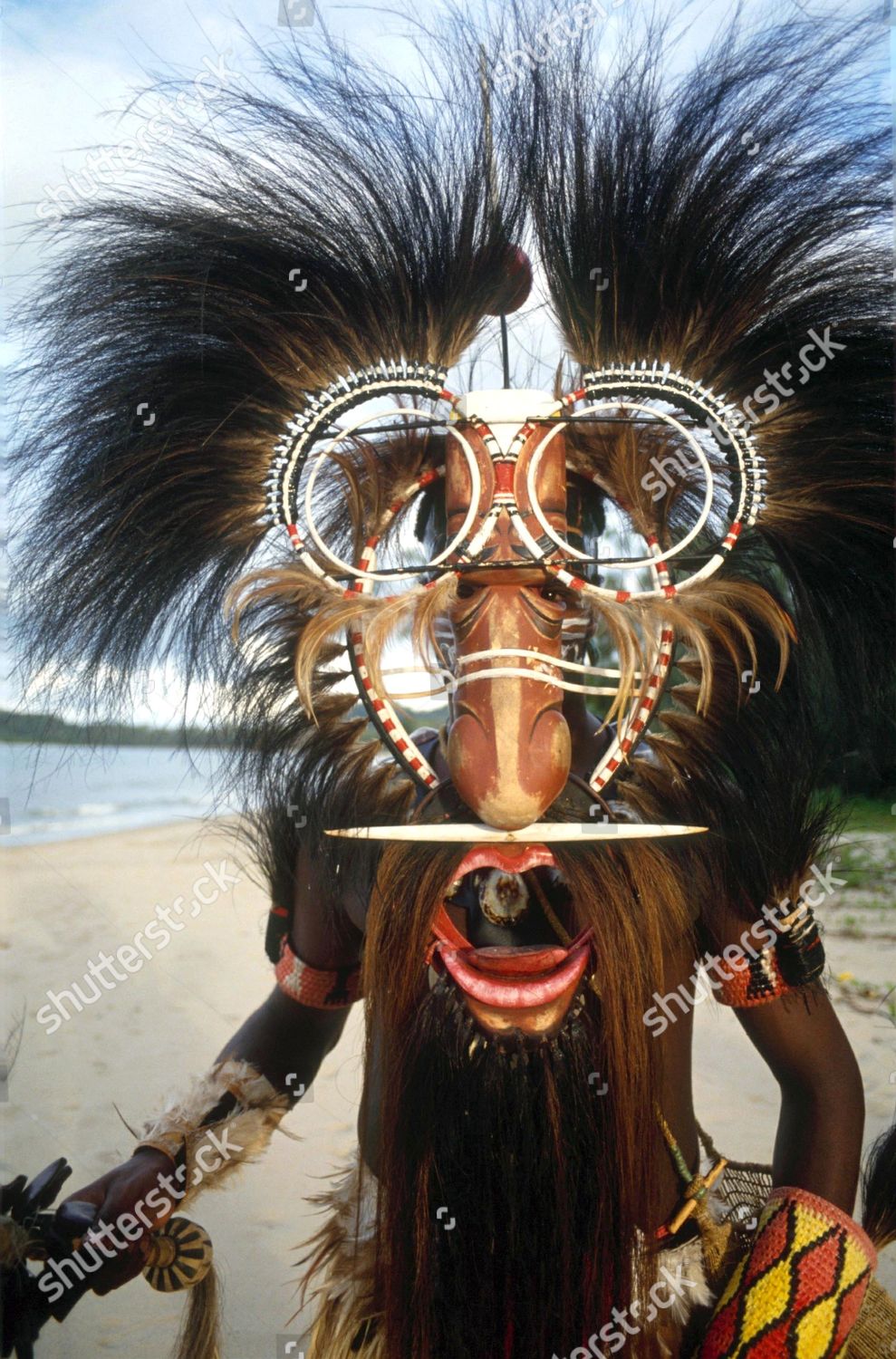 Ceremonial Mask Torres Straits Islands Australia Editorial Stock Photo ...