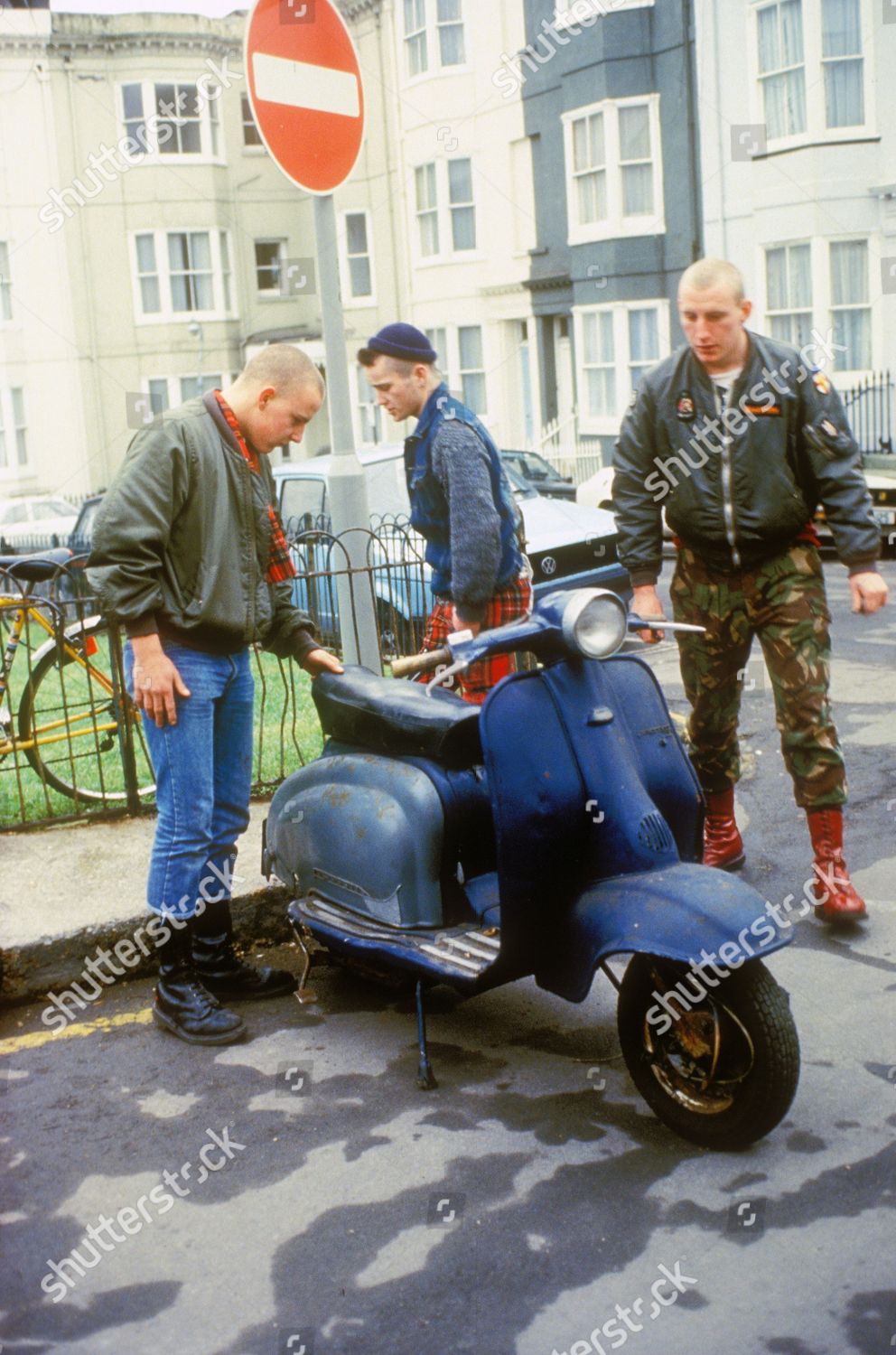Three Skinheads Looking Very Shifty Around Editorial Stock Photo ...