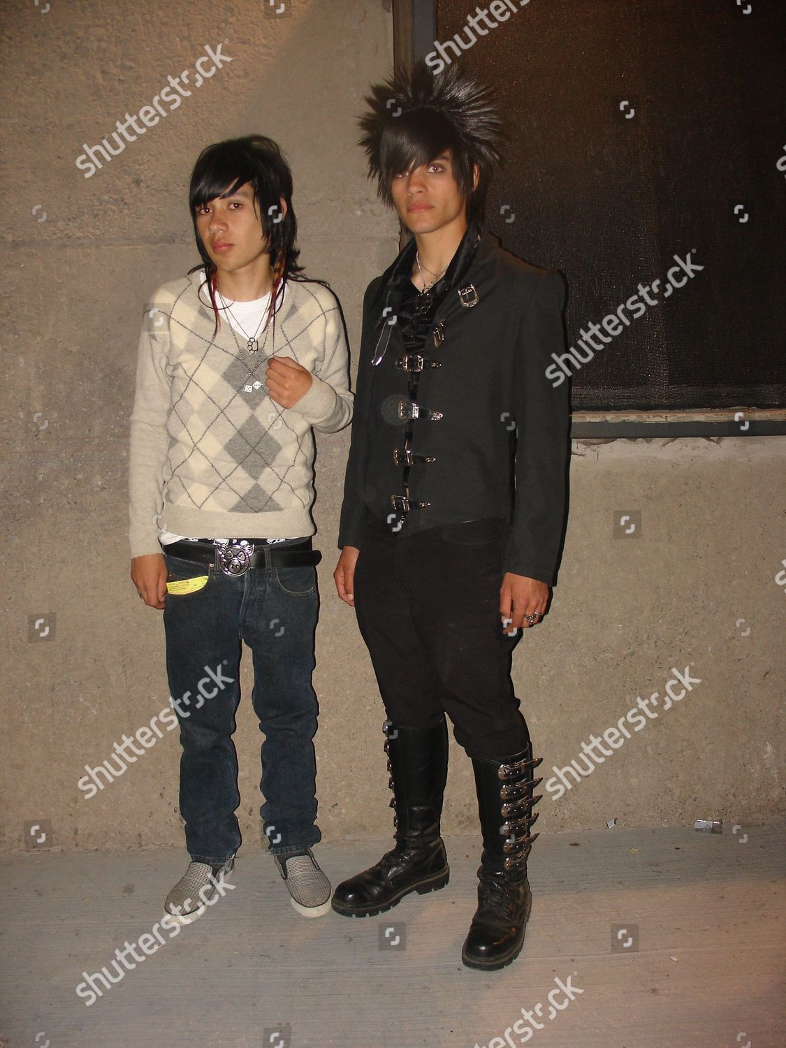 Two Emo Boys On Buckle Fastenings Editorial Stock Photo - Stock Image ...