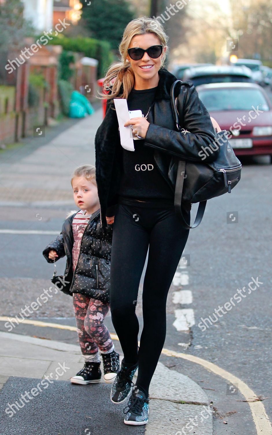 Abigail Clancy Daughter Sophia Editorial Stock Photo - Stock Image ...