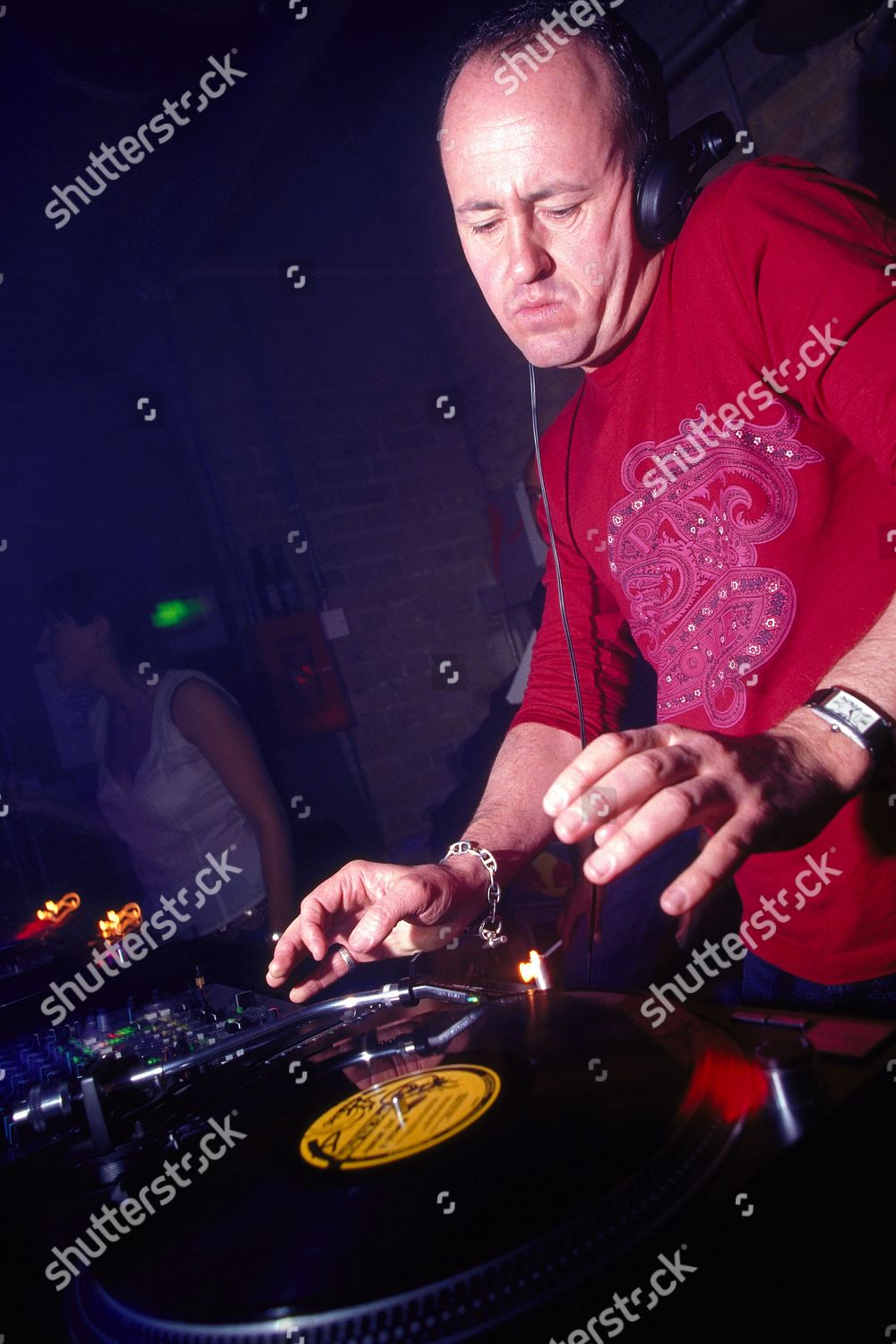 Dj Danny Rampling Djing World Dj Editorial Stock Photo - Stock Image ...