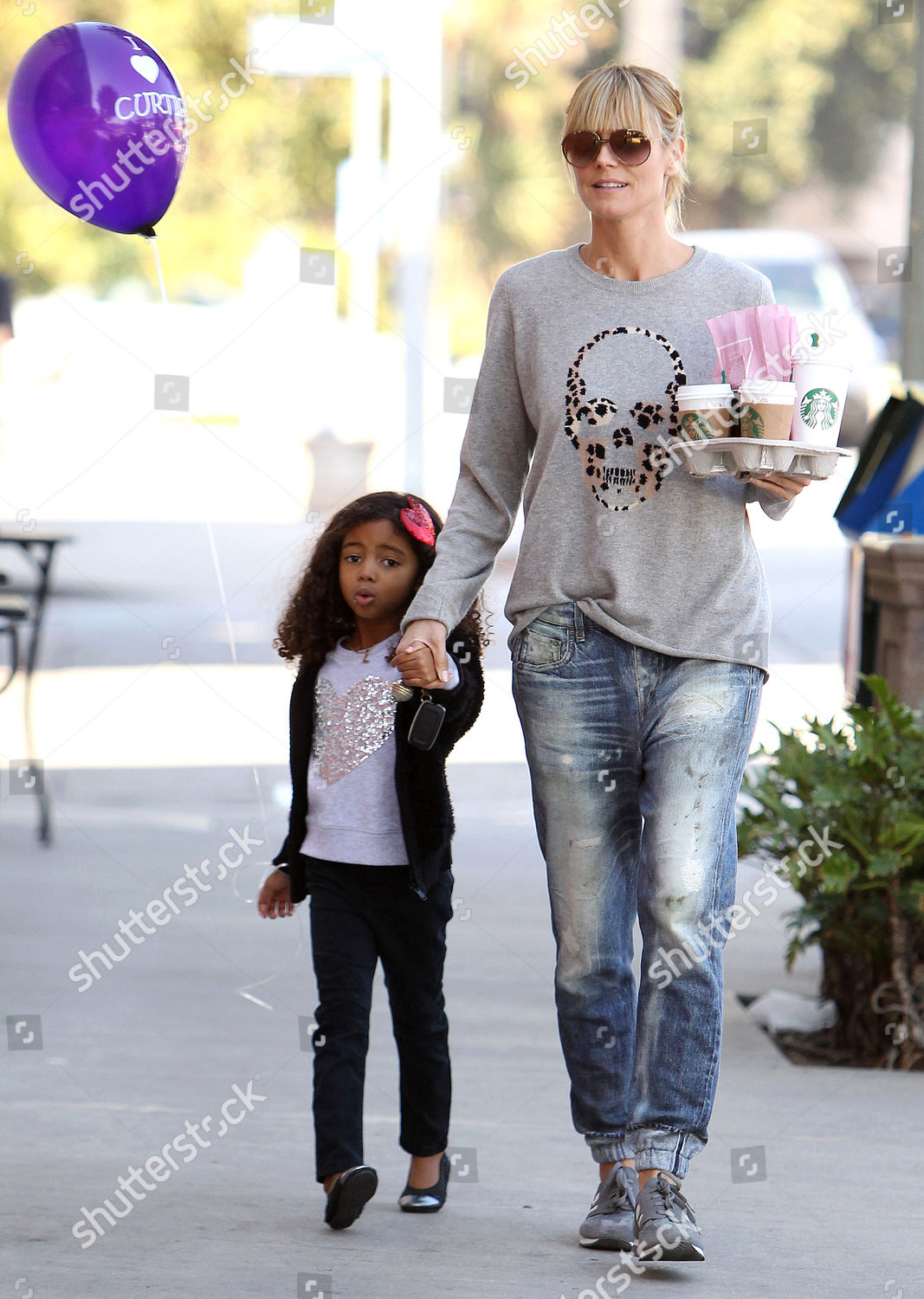 Lou Sulola Samuel Heidi Klum Editorial Stock Photo - Stock Image ...