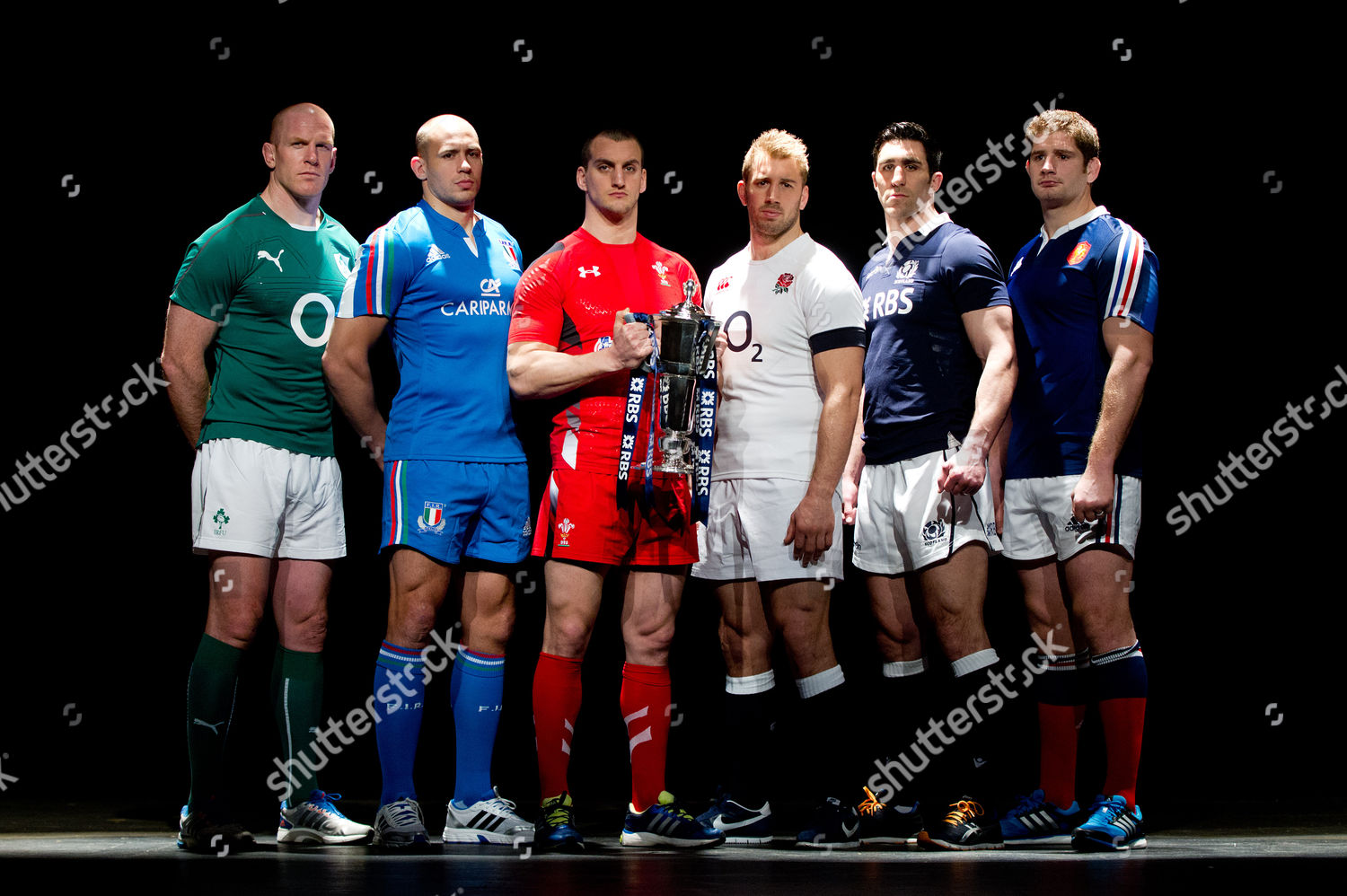 6 Nations Captains L R Paul Editorial Stock Photo - Stock Image ...