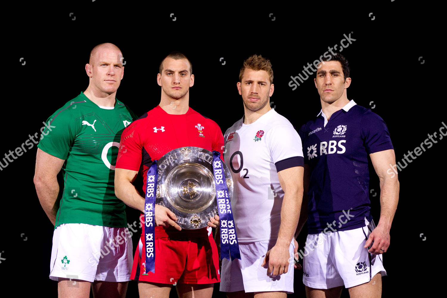 6 Nations Captains L R Paul Editorial Stock Photo - Stock Image ...