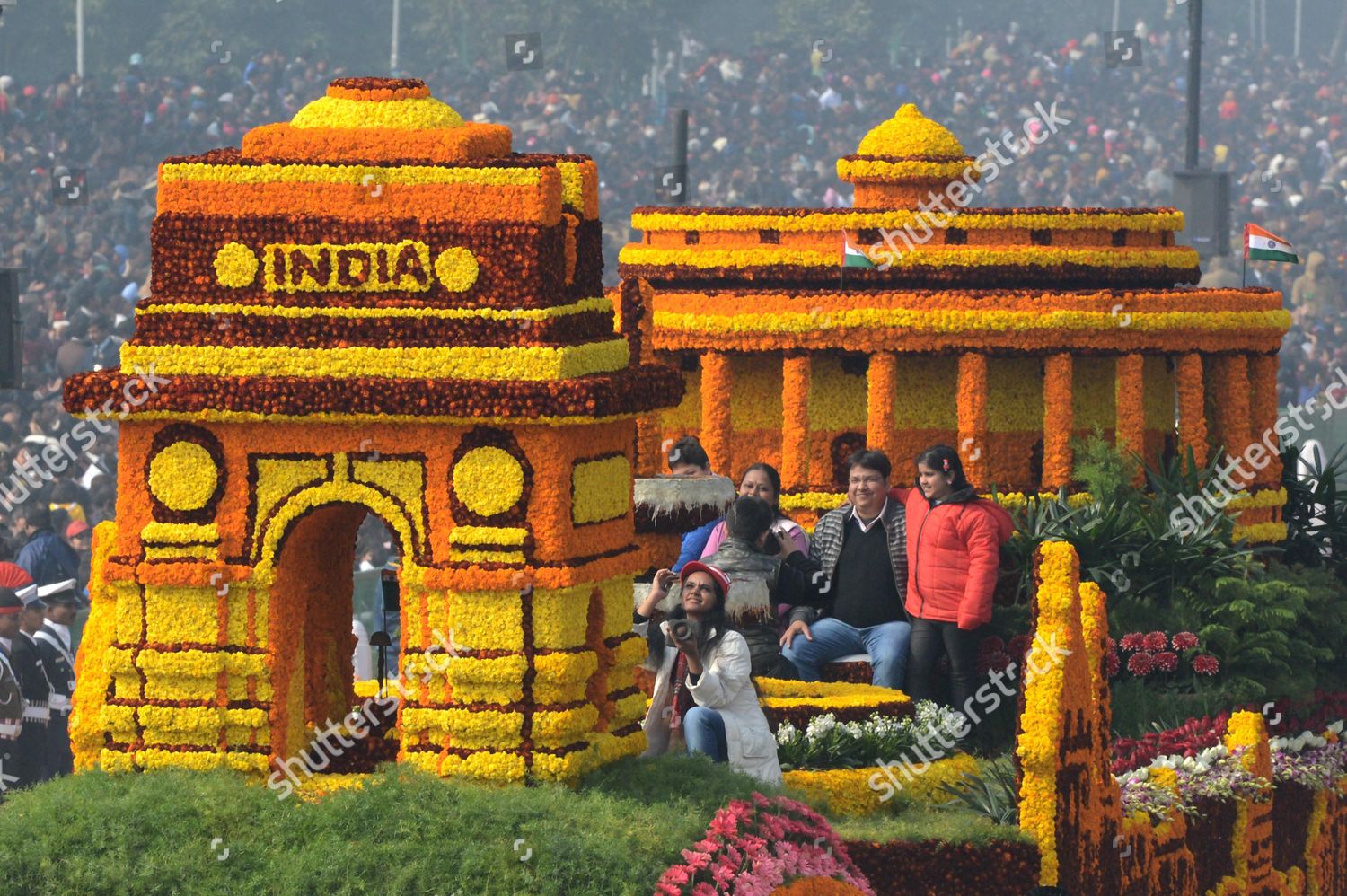 India Gate Parliament House Sansad Bhawan Editorial Stock Photo - Stock ...