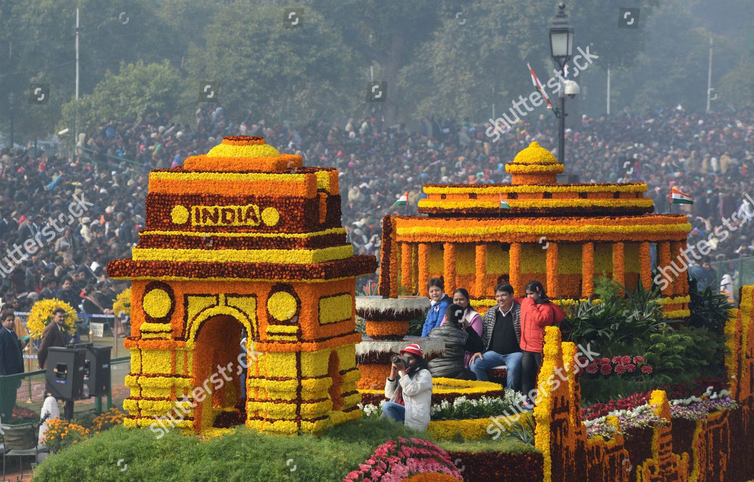 India Gate Parliament House Sansad Bhawan Editorial Stock Photo - Stock ...