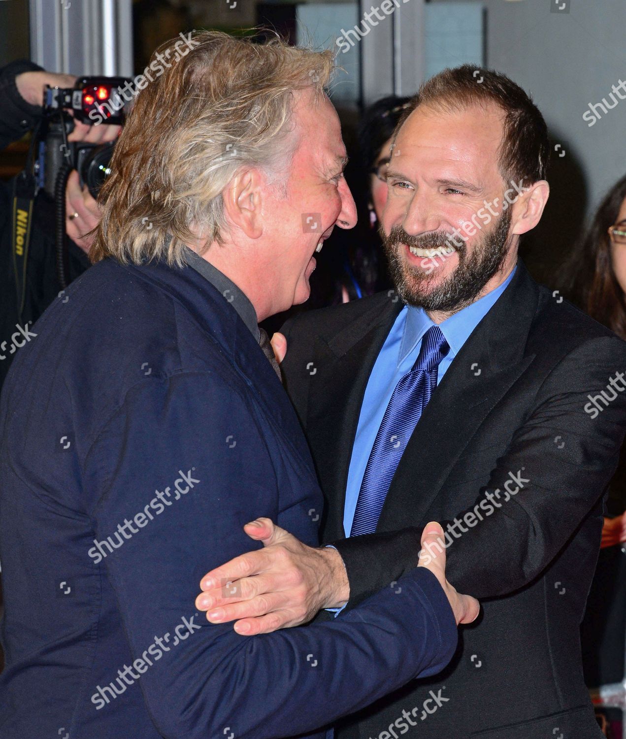 Alan Rickman Ralph Fiennes Editorial Stock Photo - Stock Image ...