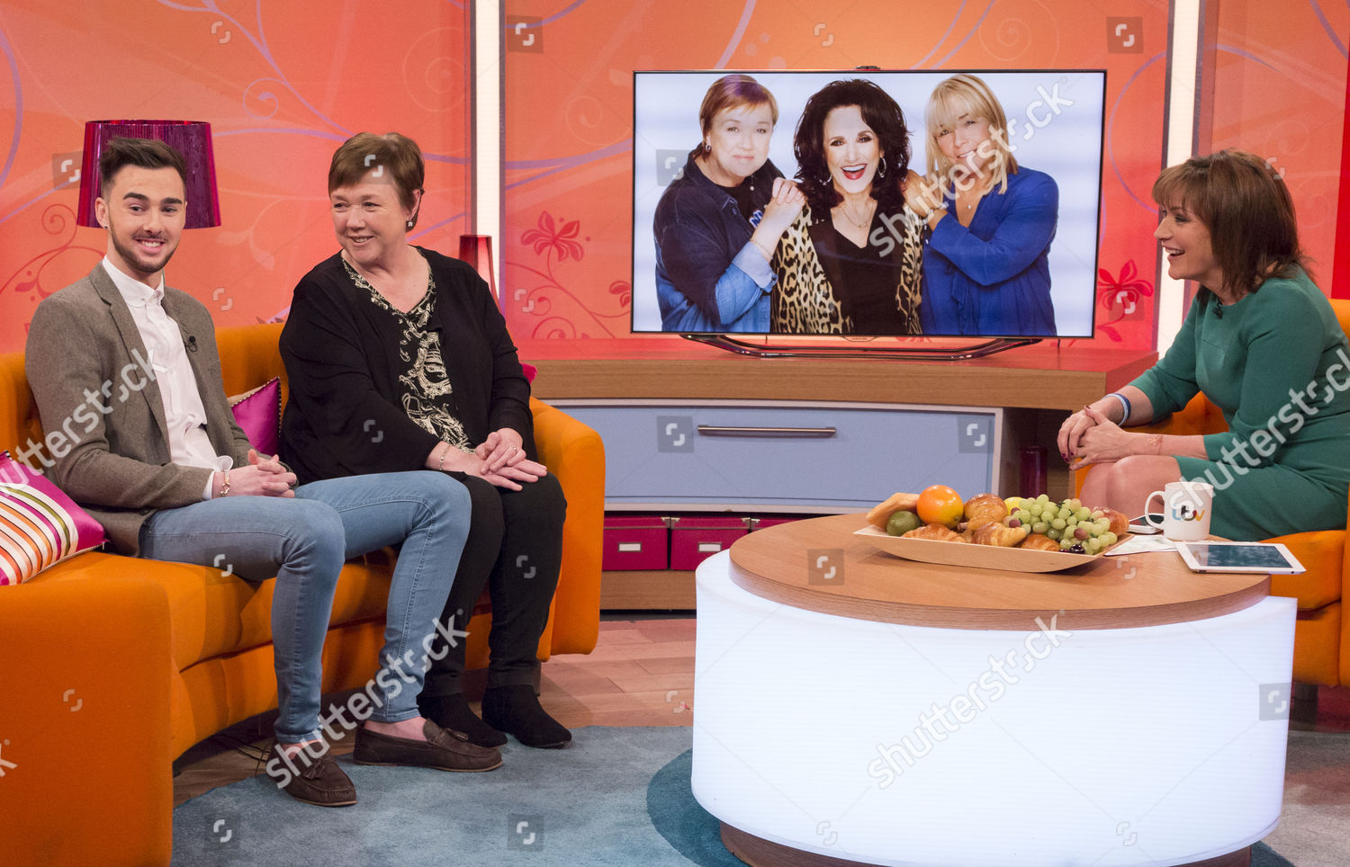 Charlie Quirke Pauline Quirke Lorraine Kelly Editorial Stock Photo ...