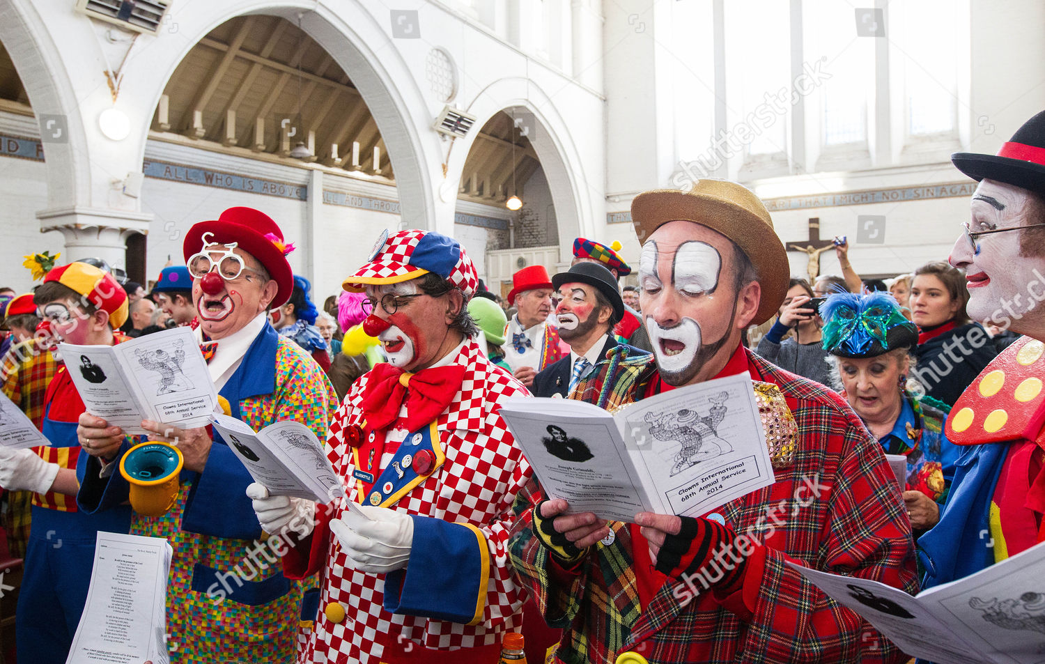 Clown Service Holy Trinity Church Editorial Stock Photo - Stock Image ...