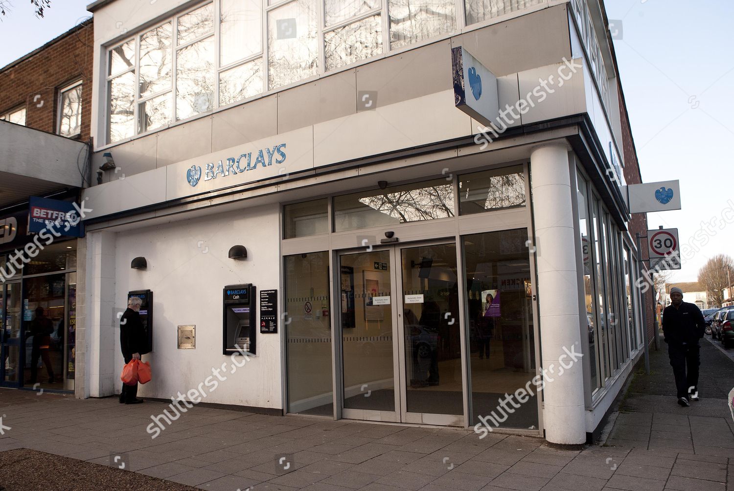 Barclays Bank Bletchley Where 85yearold Bert Editorial Stock Photo ...