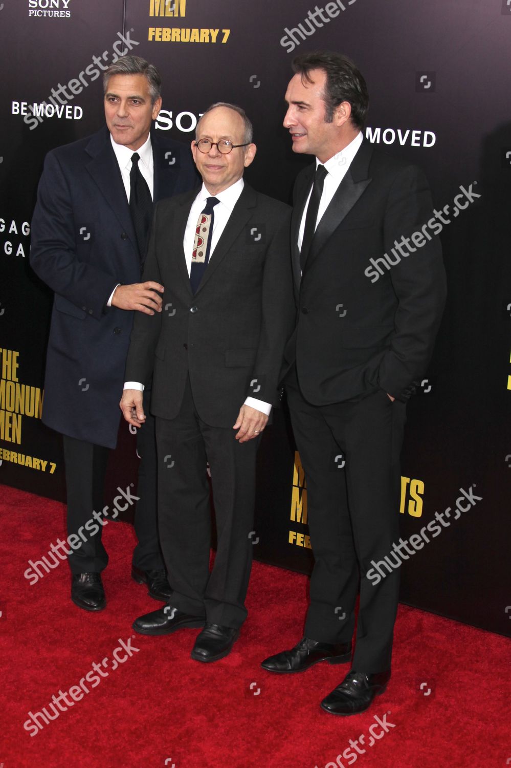 George Clooney Bob Balaban Jean Dujardin Editorial Stock Photo - Stock ...