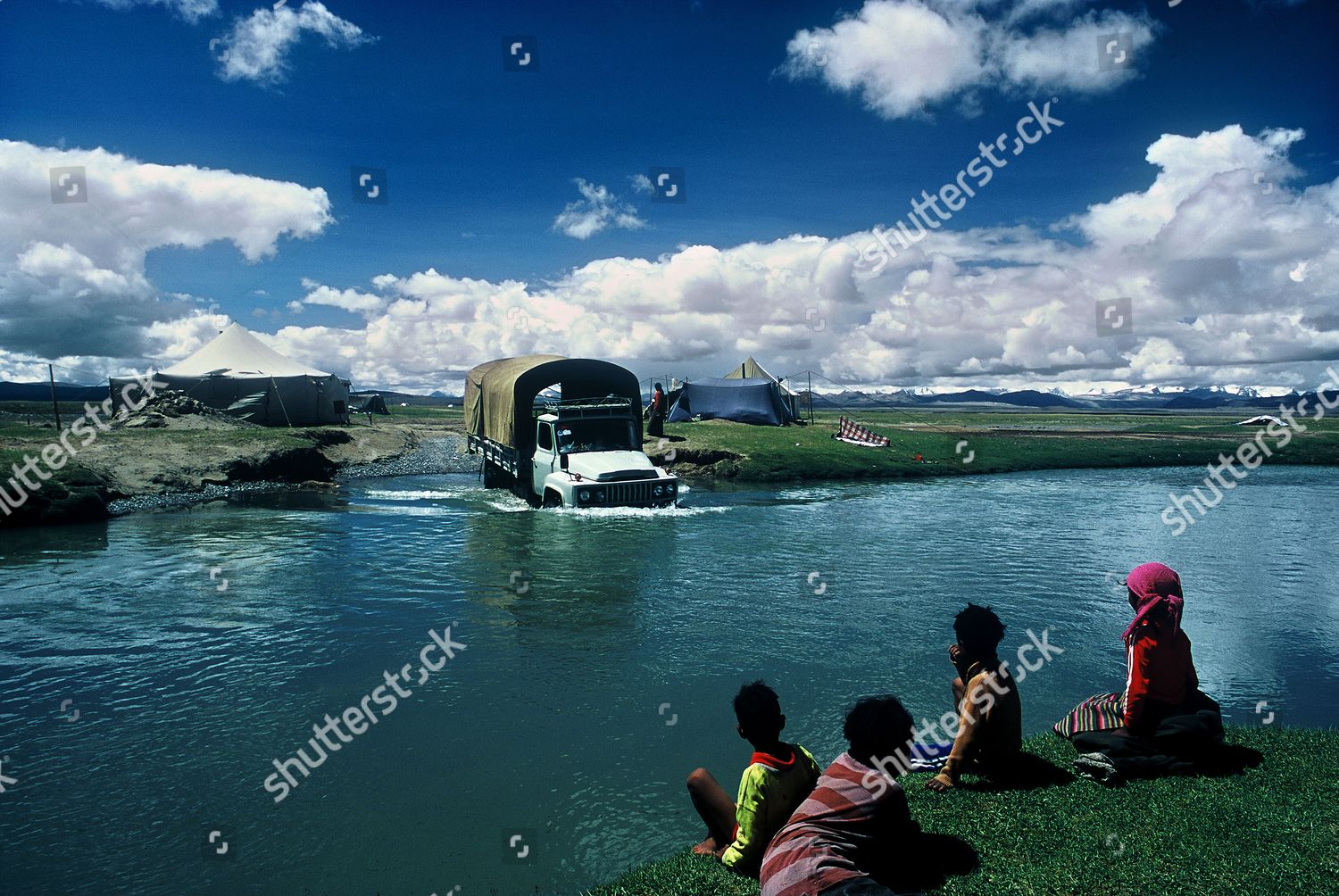 Seemigly Magical Trucks Cross Rivers Climb Editorial Stock Photo ...