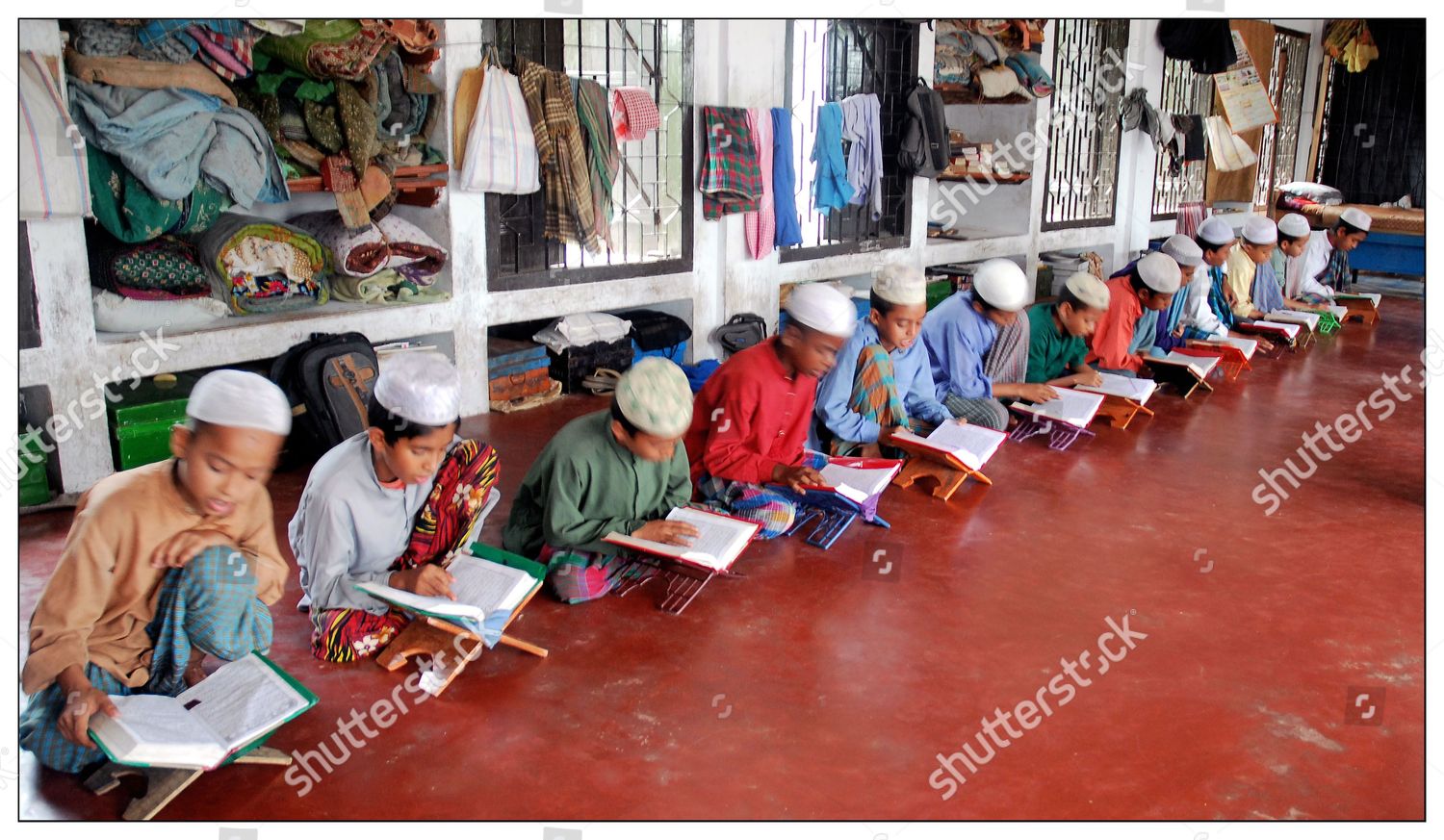 Muslim Children Learning Lessons Hathazari Madrasa Editorial Stock ...