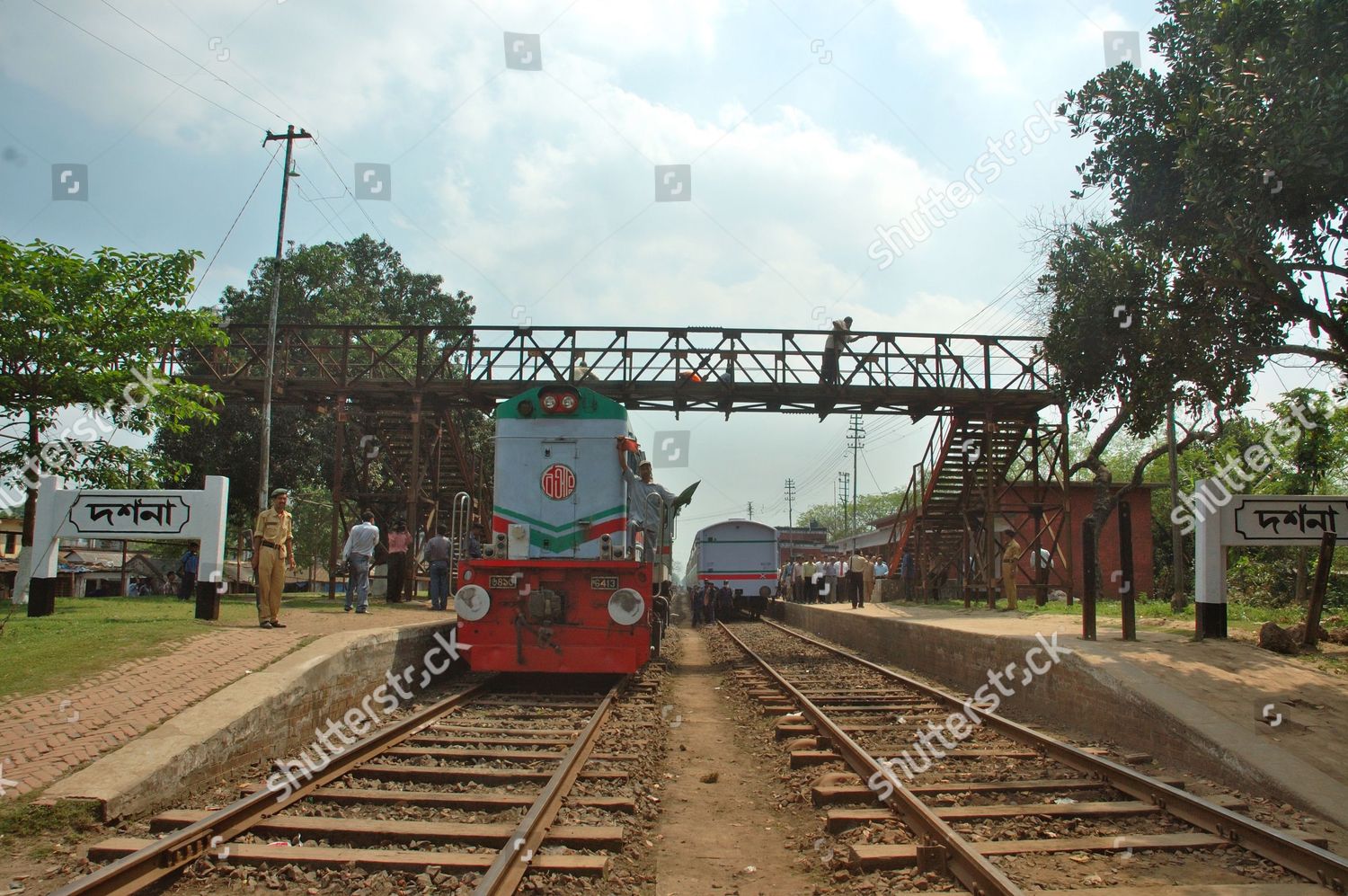 Moitree Express Darshana Railway Junction Newly Editorial Stock Photo ...