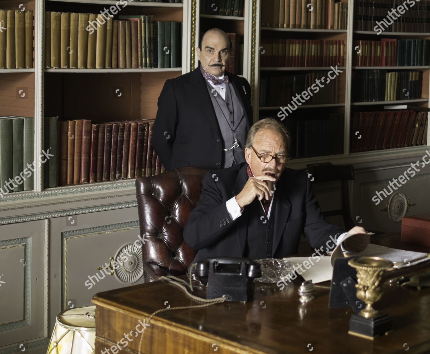 David Suchet Hercule Poirot Patrick Ryecart Editorial Stock Photo ...