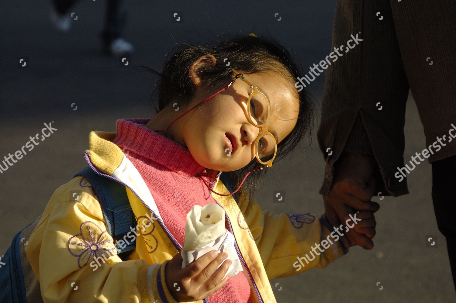 Kid Returning Home After School Her Editorial Stock Photo - Stock Image ...