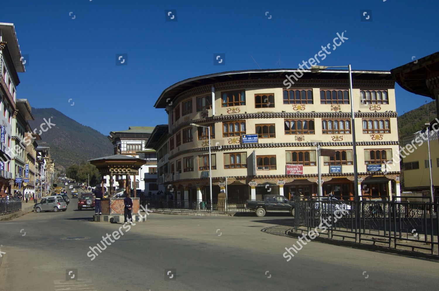 Thimphu Downtown Square Morning Bhutan Thimphu Editorial Stock Photo ...