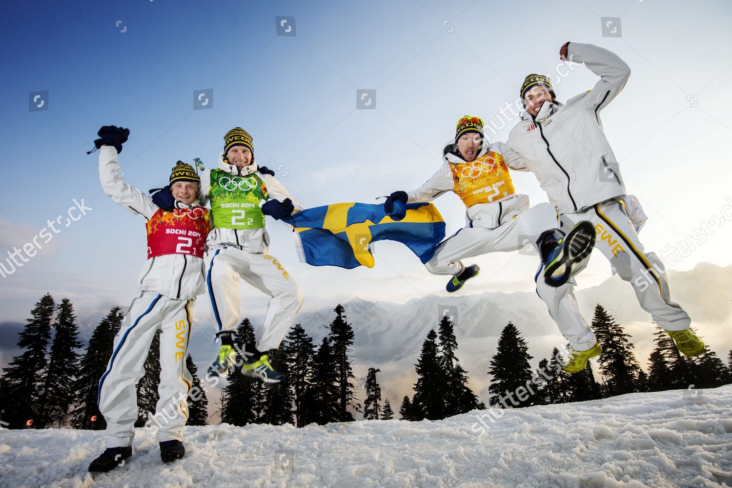 Swedish Winners Lars Nelson Daniel Richardsson Editorial Stock Photo ...
