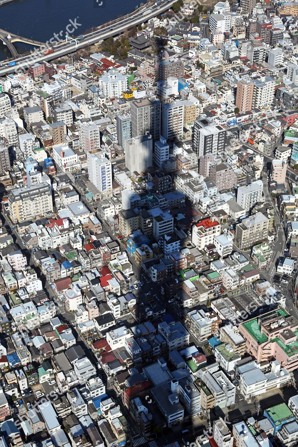 Aerial View Tokyo Shadow Tokyo Skytree Editorial Stock Photo - Stock ...