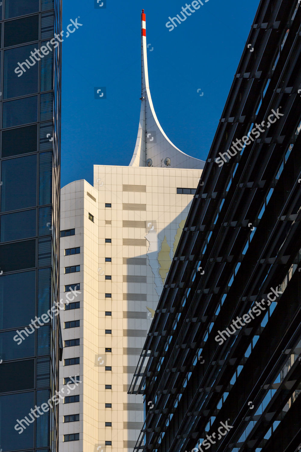 View Through Tech Gate Vienna Building Editorial Stock Photo - Stock ...