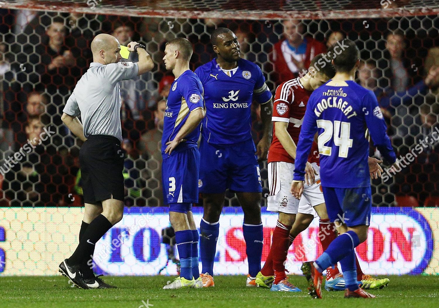 Referee Mr Anthony Taylor Shows Wes Editorial Stock Photo - Stock Image ...